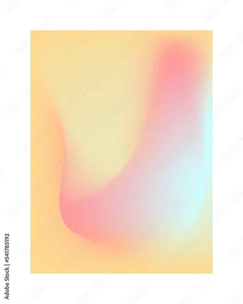 Gradient mesh abstract background. Iridescent graphic template for ...