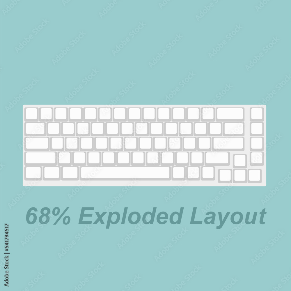 Assorted Mechanical Keyboard layout vectors, Computer Keyboard, Icons ...