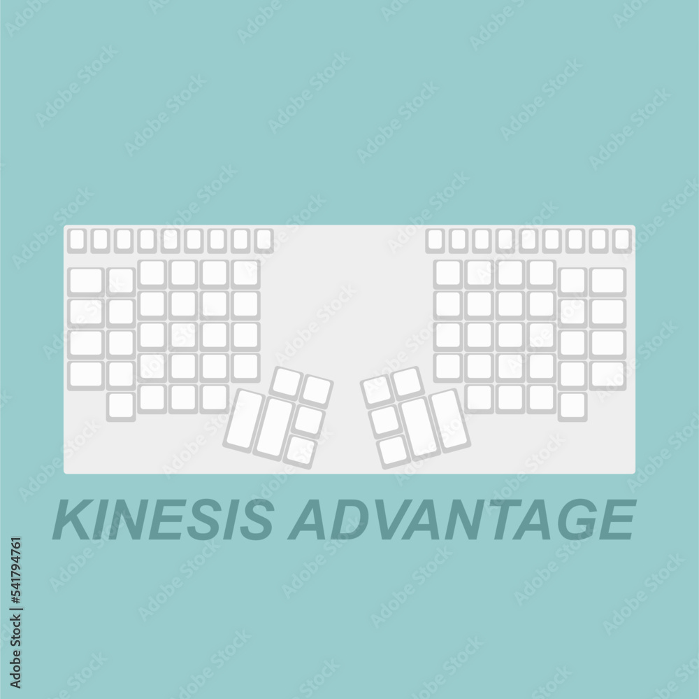 Vetor do Stock: Assorted Mechanical Keyboard layout vectors, Computer ...