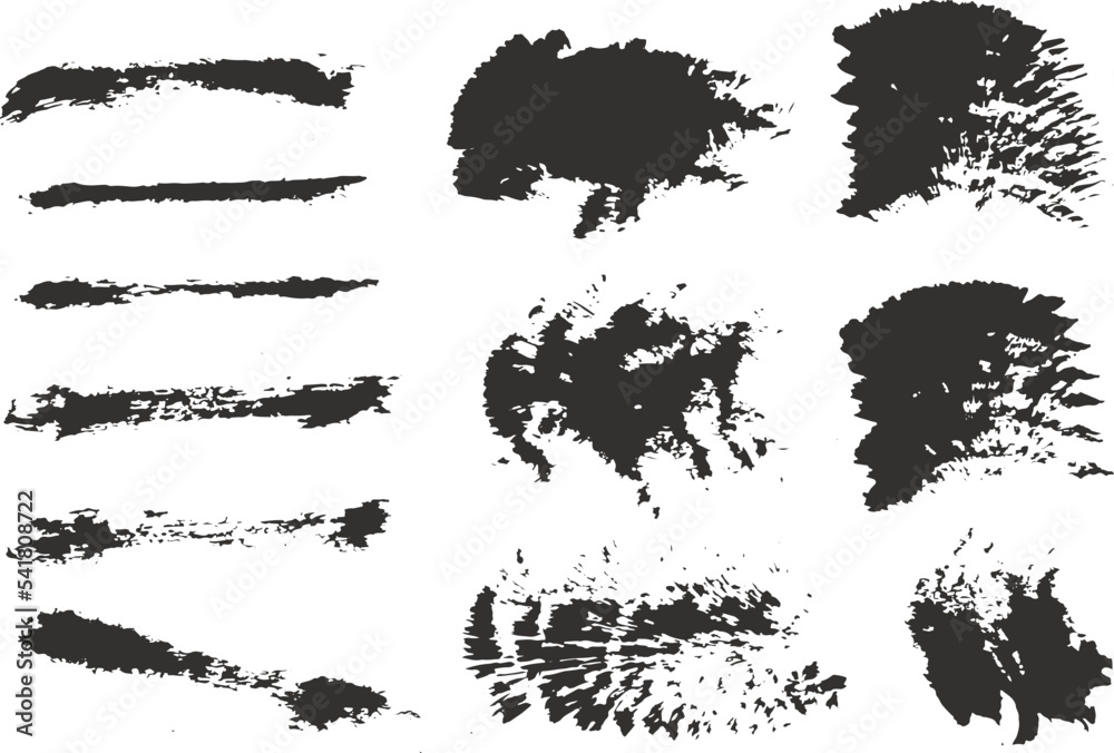 Paint Brush Texture Vector