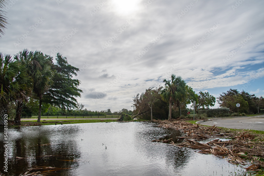 Hurricane Ian destruction in Venice, Florida-Sept. 29, 2022. Maxine ...