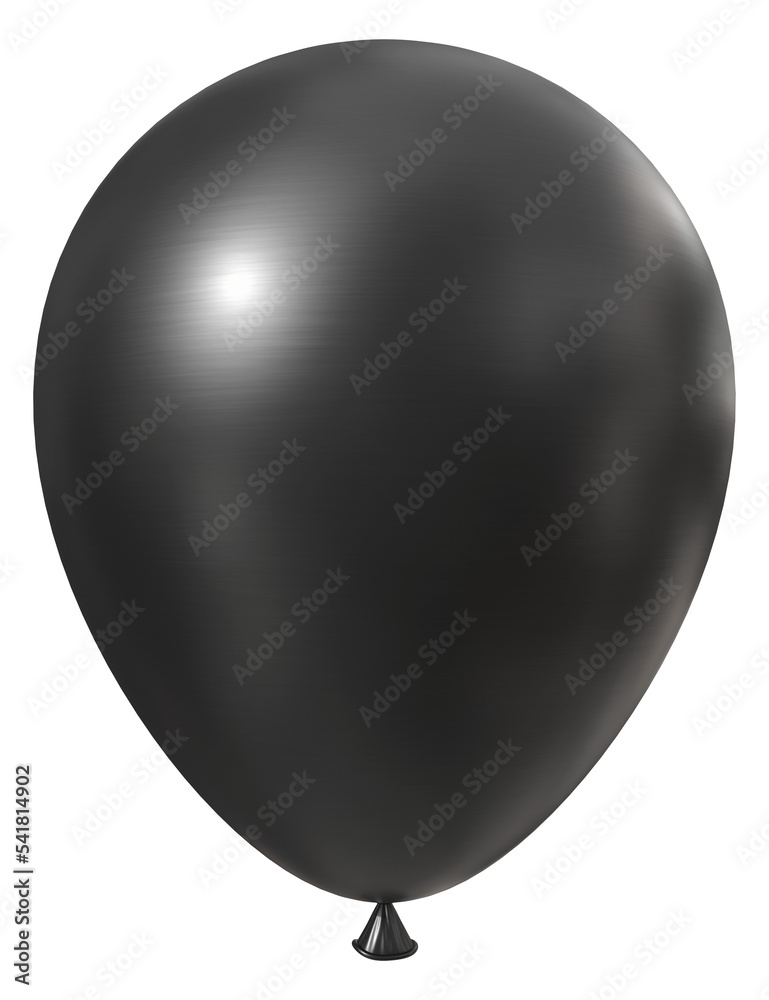 Black party balloon Stock Illustration | Adobe Stock