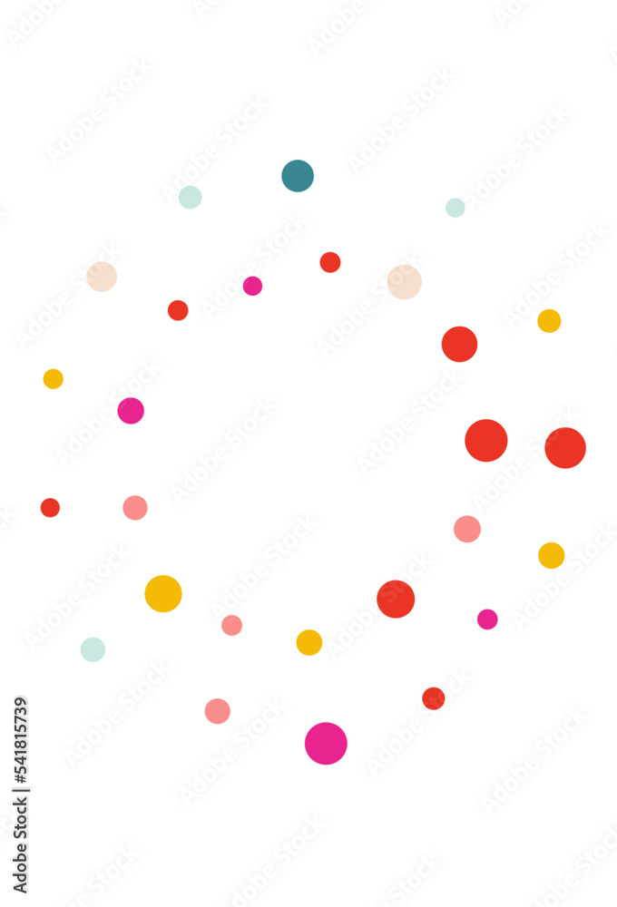 Color Splash Invitation Vector White Background. Stock Vector | Adobe Stock