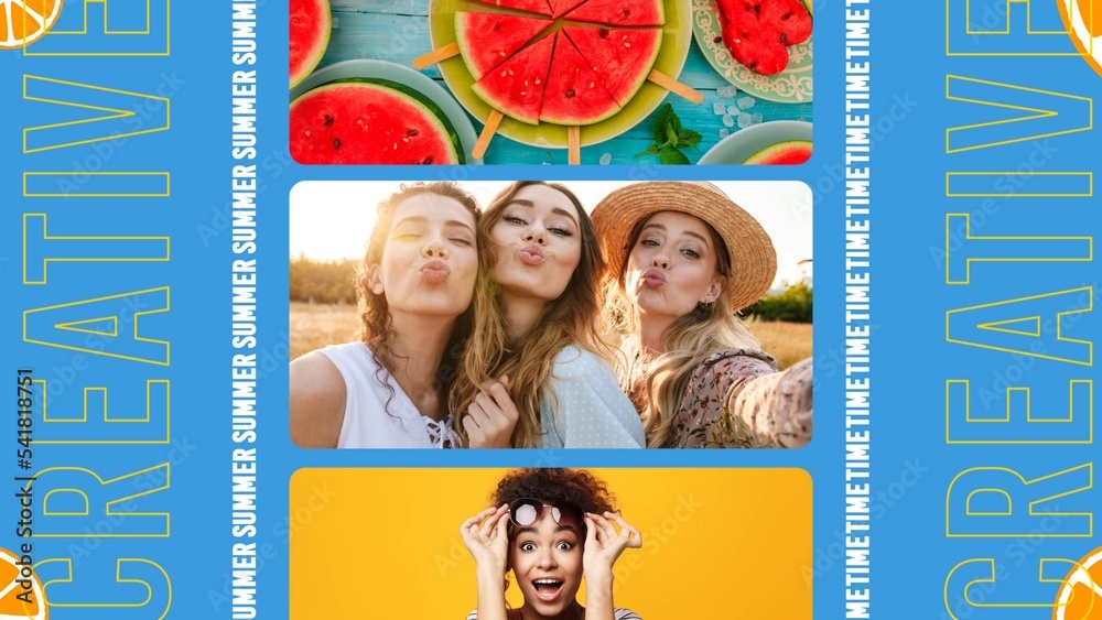 Dynamic Summer Slideshow Stock Template | Adobe Stock