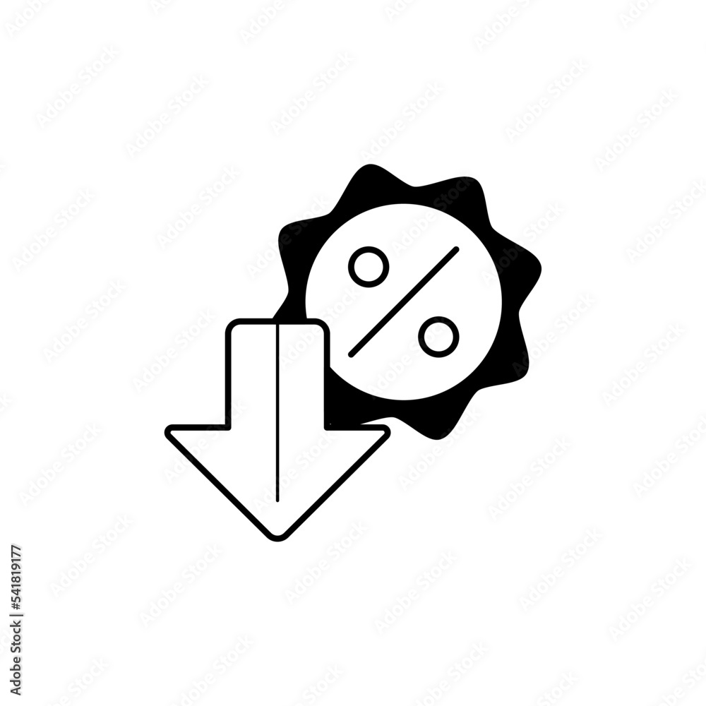 Discount Icon Offer With Limited Time Dont Miss It Stock