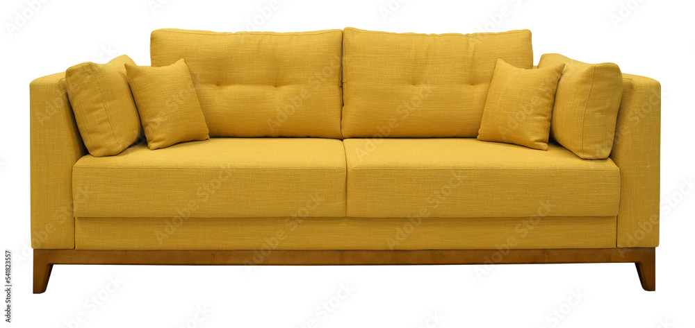 Sofa isolated on white background. Including clipping path Stock Photo ...