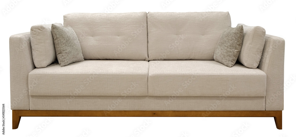 Sofa isolated on white background. Including clipping path Stock Photo ...