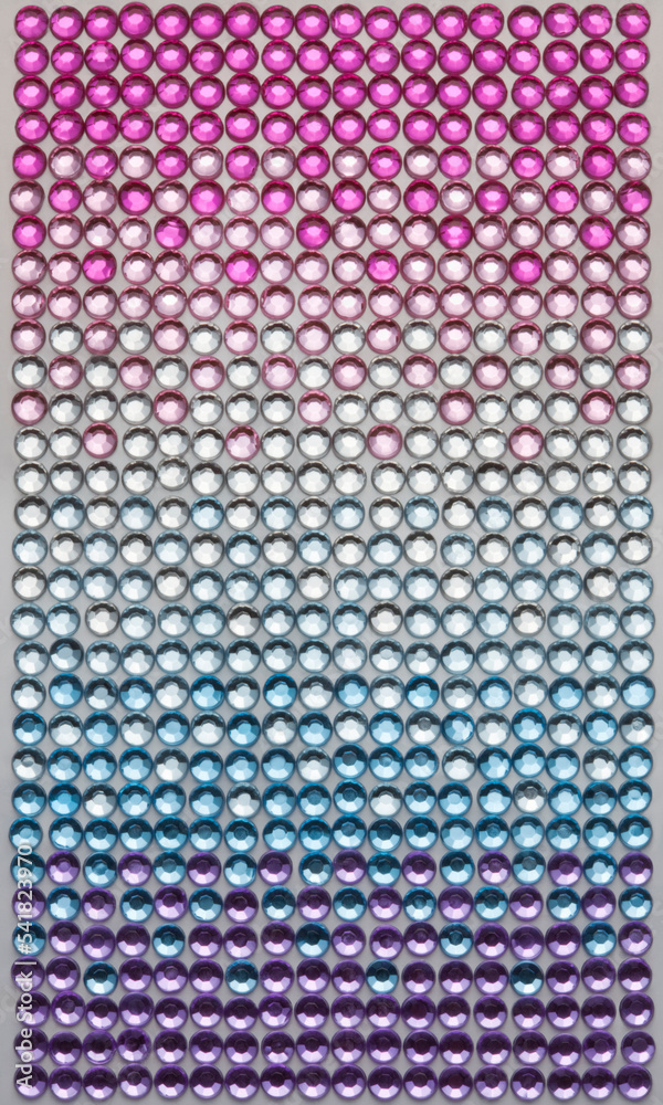 Colorful gradation rhinestones Stock 写真 | Adobe Stock