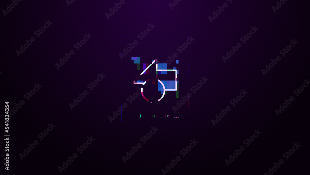 Pixelated Logo Reveal Stock Template | Adobe Stock