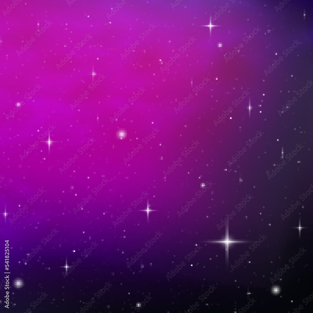 Shooting star background against dark blue starry night sky. Magic ...