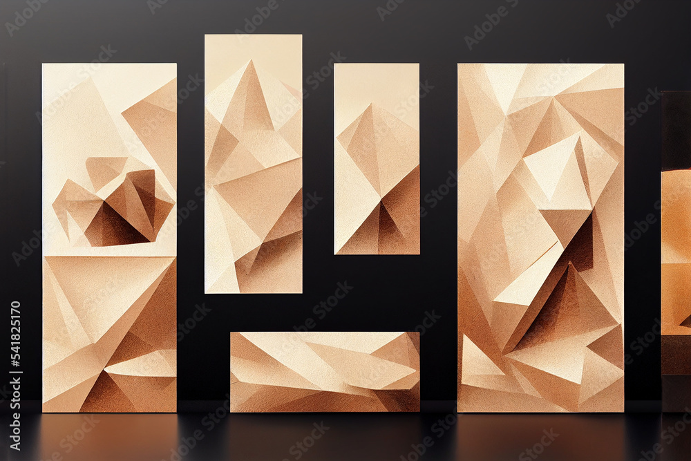 Abstract art is exhibited. Modern abstract paintings at contemporary ...