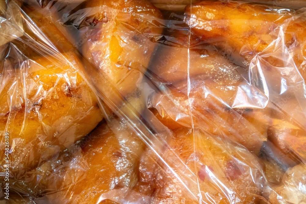 Sweet camote potato Candied Ipomoea batatas in Mexico Stock Photo ...