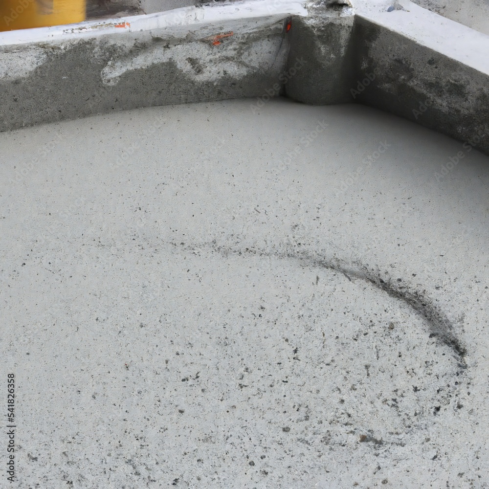 Closeup of wet cement/concrete after being mixed Stock Photo | Adobe Stock