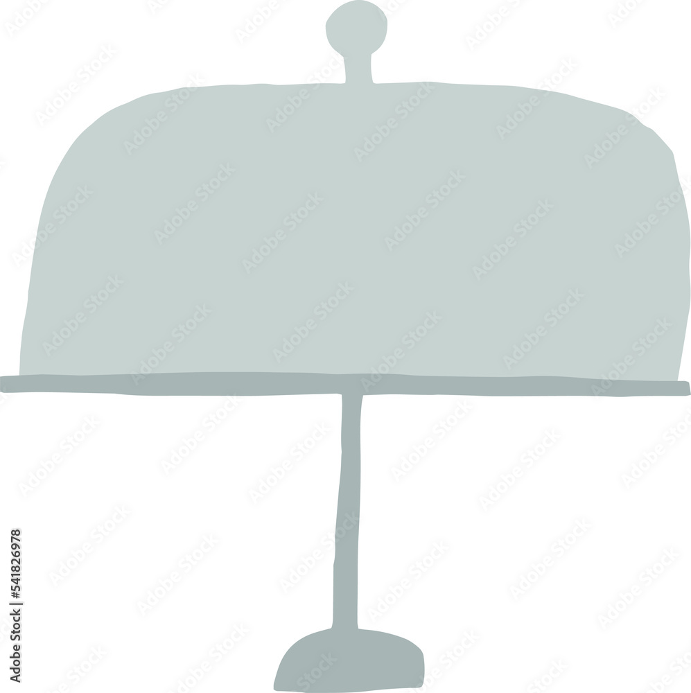 Empty dessert stand for bakery dessert display, png illustration in ...
