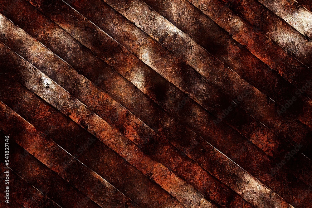 Metal corrosion with rust texture, dirty metallic background seamless ...