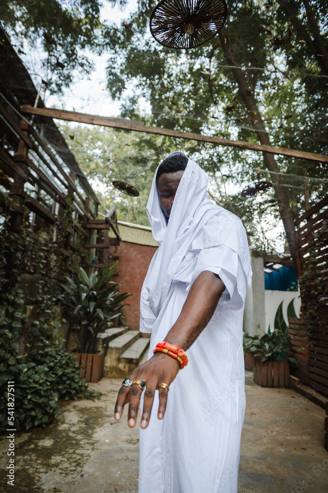 portrait of a Nigerian man in native attire Stock Photo | Adobe Stock