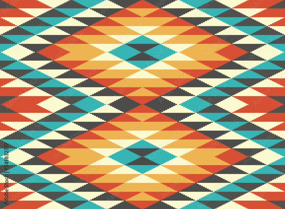 Native American Seamless Patterns background Stock Vector | Adobe Stock