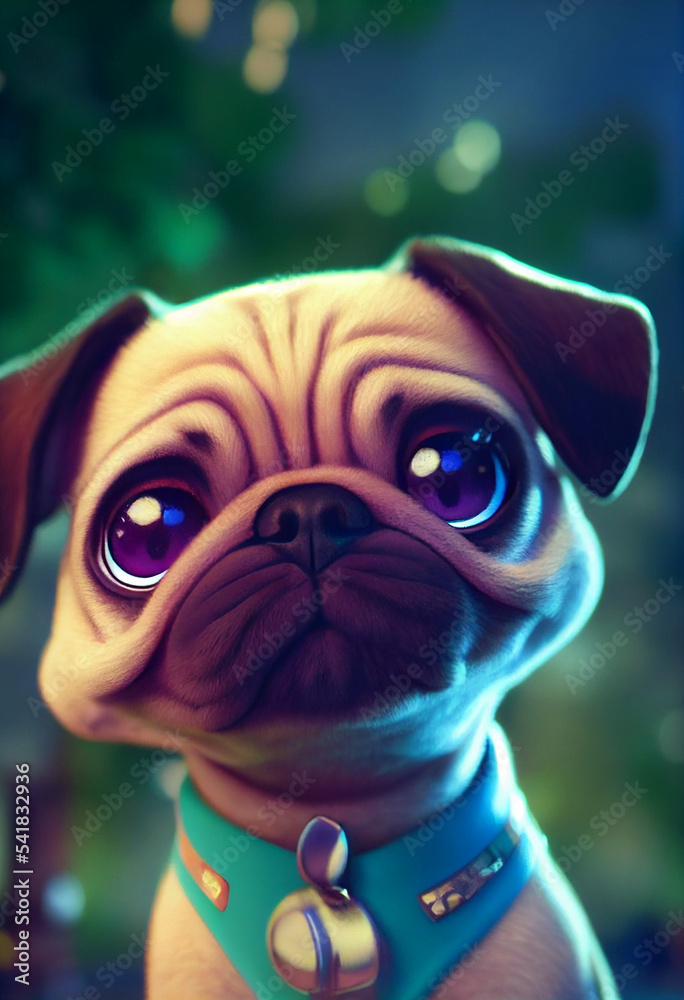 Cartoon Creations Of Pets and Humans Stock Illustration | Adobe Stock