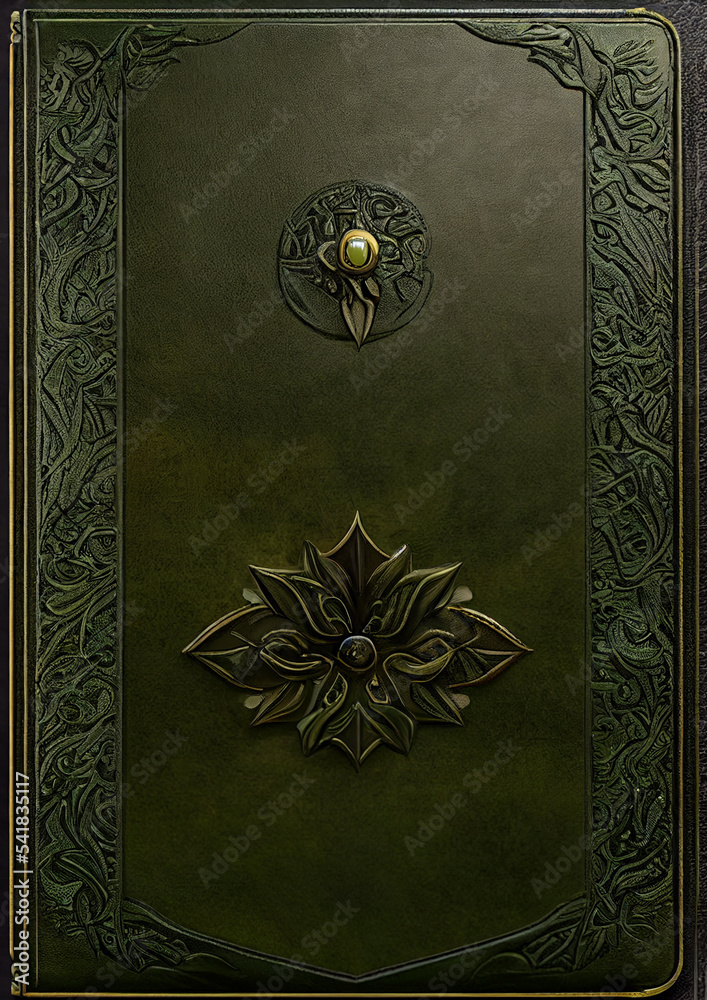 leather book cover Stock Illustration | Adobe Stock