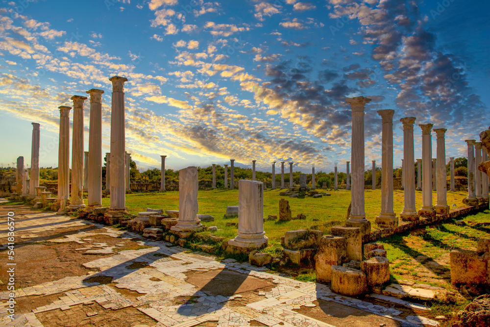 Salamis Ancient City, Famagusta, Cyprus Stock Photo | Adobe Stock