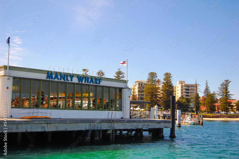 SYDNEY, AUSTRALIA. – On ‎April 9, 2010. - Manly ferry wharf is an ...