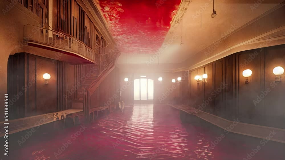 An intense, horrifying haunted hotel of horrors with rivers of blood ...