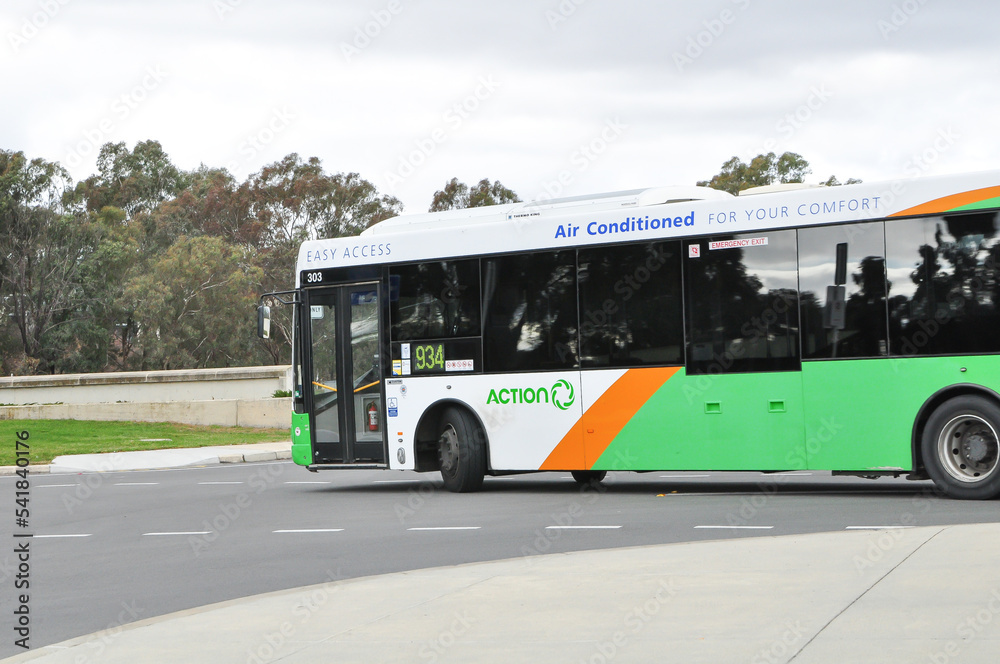 CANBERRA, AUSTRALIA. – On June 12, 2011 - Bus Routes 934 servicing in ...