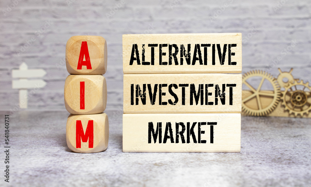 Concept image of Business Acronym AIM Alternative Investment Market ...