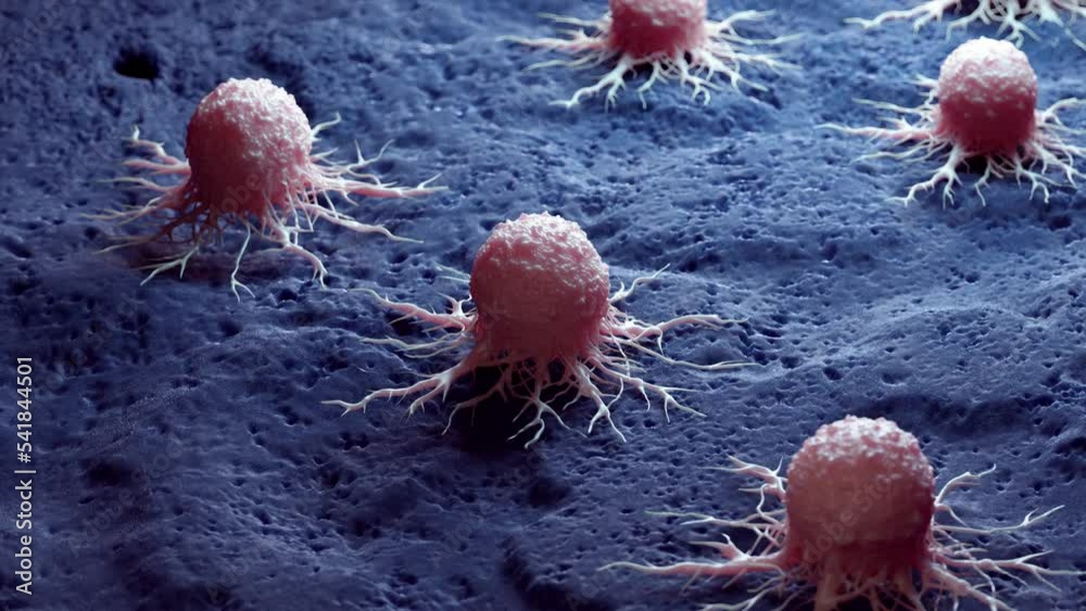 3d rendered medical animation of a cancer cell Stock Video | Adobe Stock