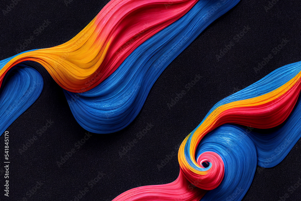 3d Seamless pattern inspired by Rolling Smoke Stock Illustration ...