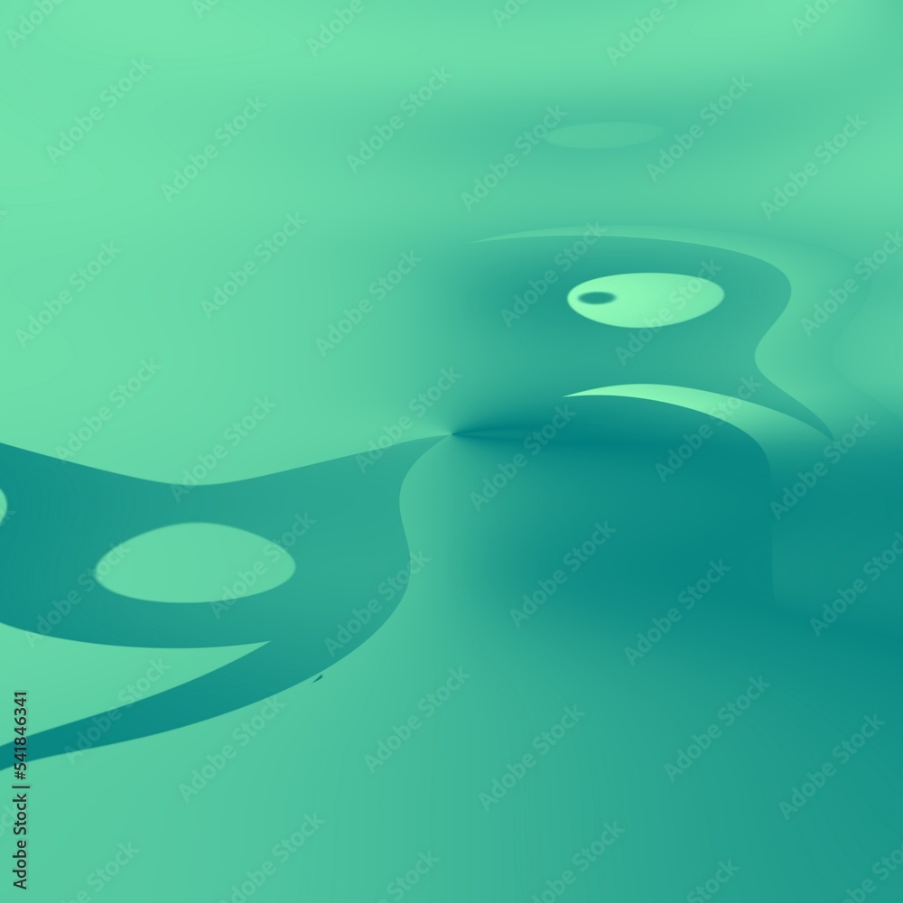 Glossy and wavy light green plain color plain background artistic and ...