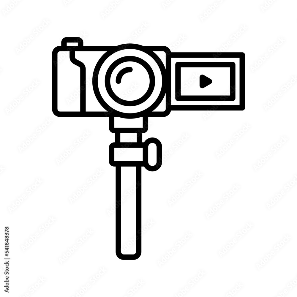 Camera icon. vlog sign for mobile concept and web design. vector ...