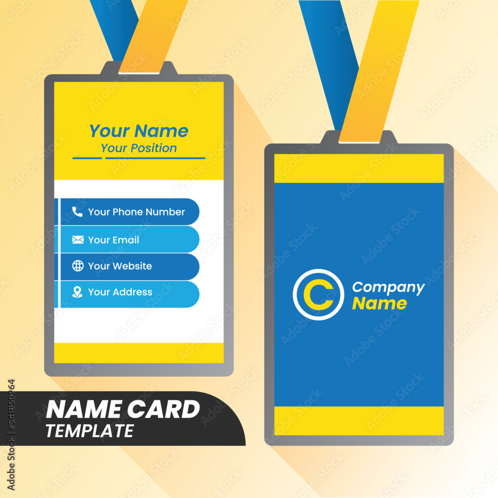 modern Corporate Name card design . double sided Name card design ...