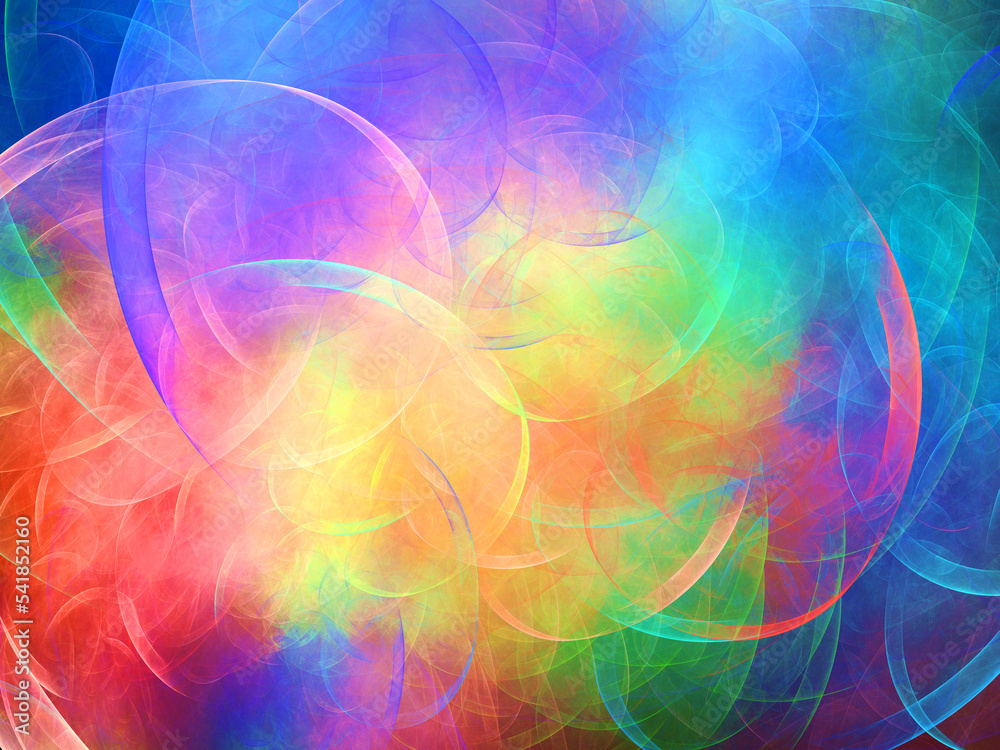 Imagen de arte imaginario digital compuesta de manchas difuminadas y ...