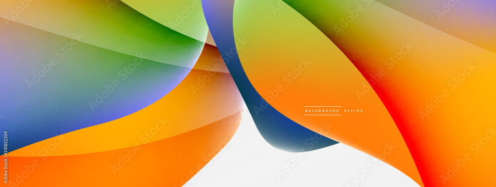 Fluid color abstract background. Liquid gradients, wave pattern. Trendy ...