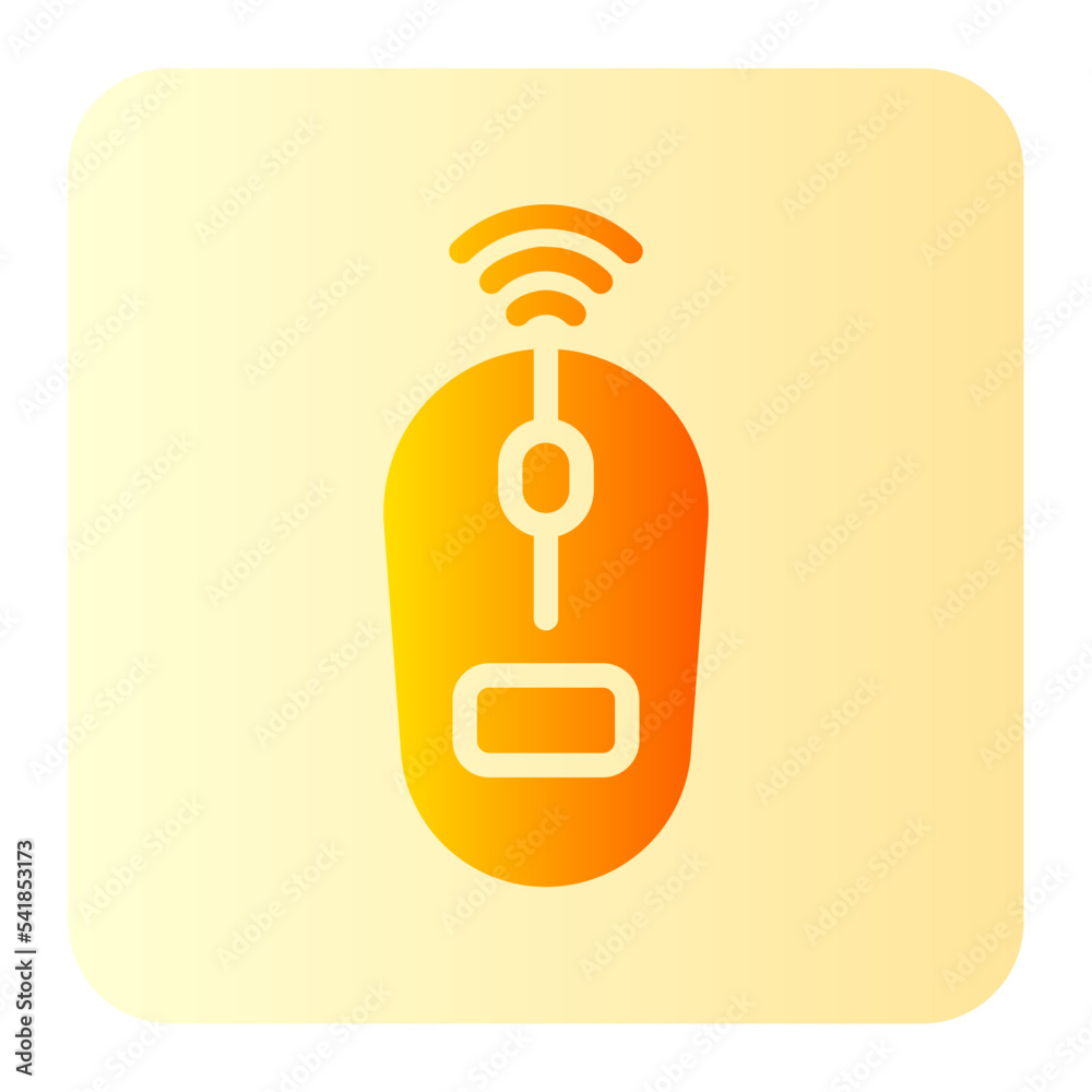 mouse gradient icon Stock Vector | Adobe Stock