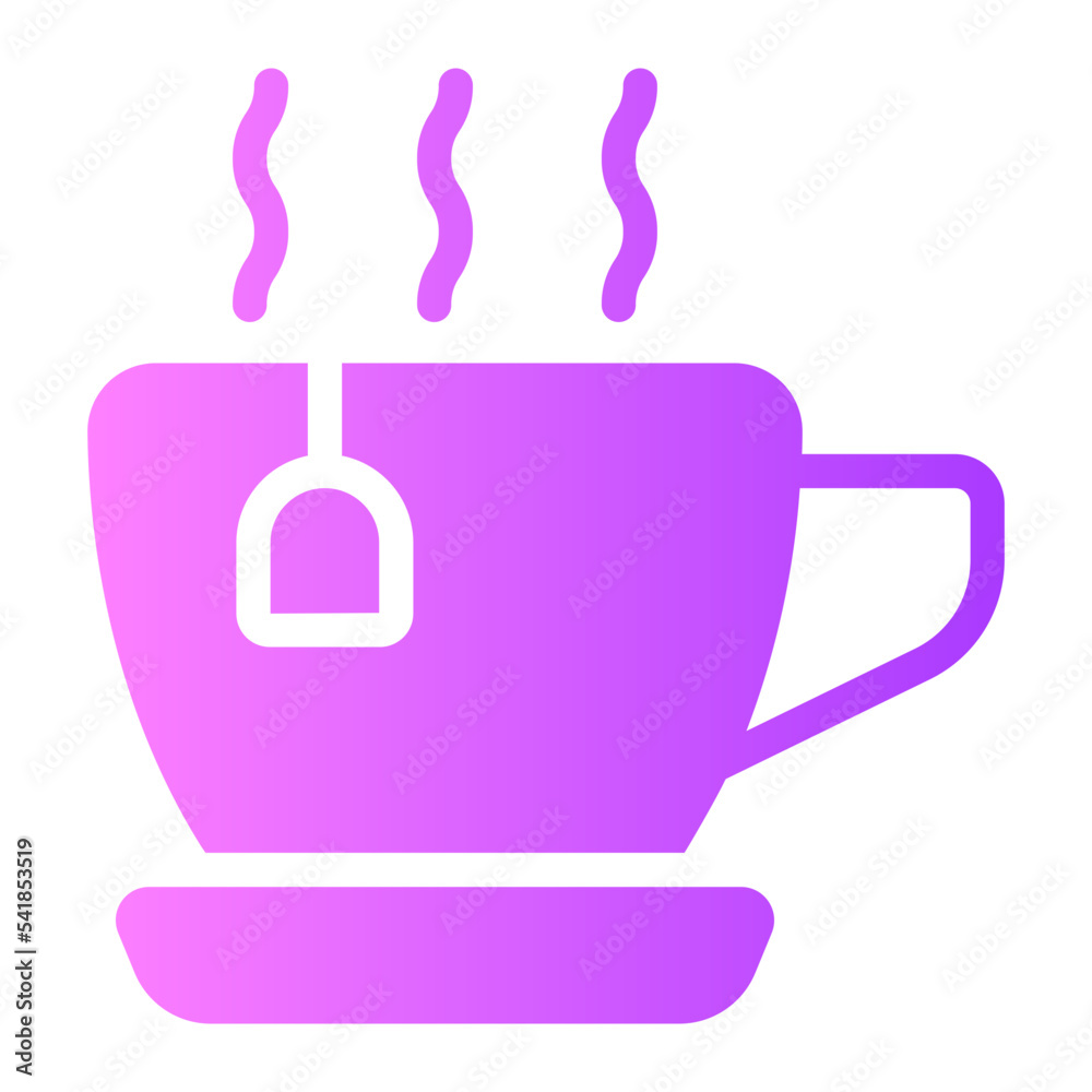 tea gradient icon Stock-Vektorgrafik | Adobe Stock