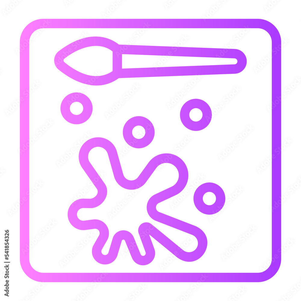 paint gradient icon Stock Vector | Adobe Stock
