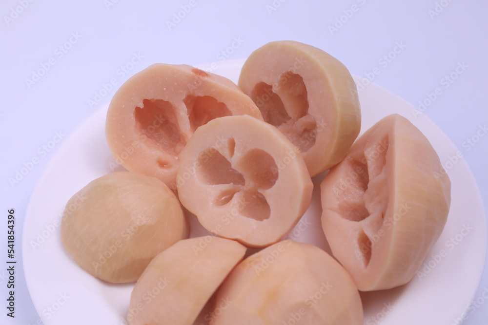 White fruit, pickled in brine Stock Photo | Adobe Stock