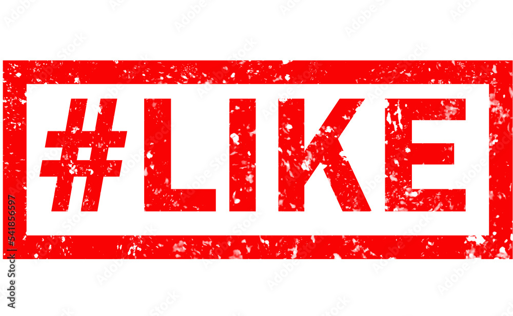 Like red grunge rubber stamp on white background. Like stamp sign. Like ...