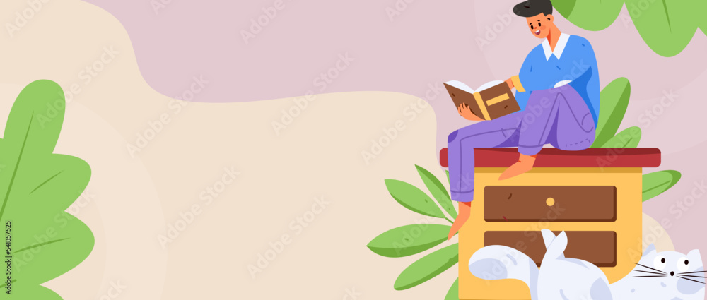 Living room home rest character scene flat vector concept operation ...