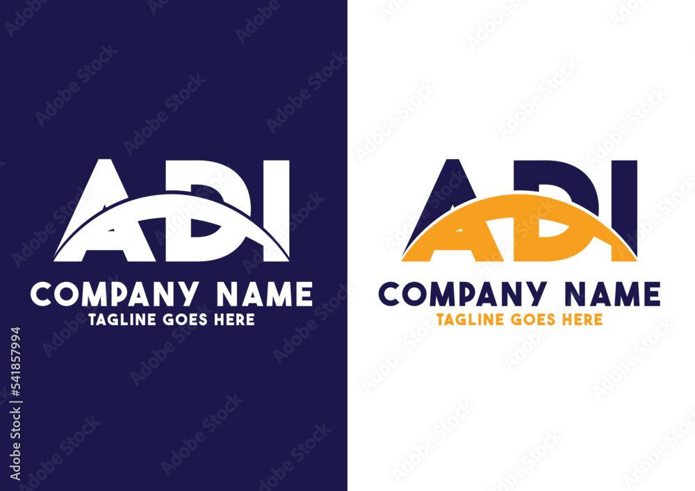 Letter ADI logo design vector template, ADI logo Stock Vector | Adobe Stock