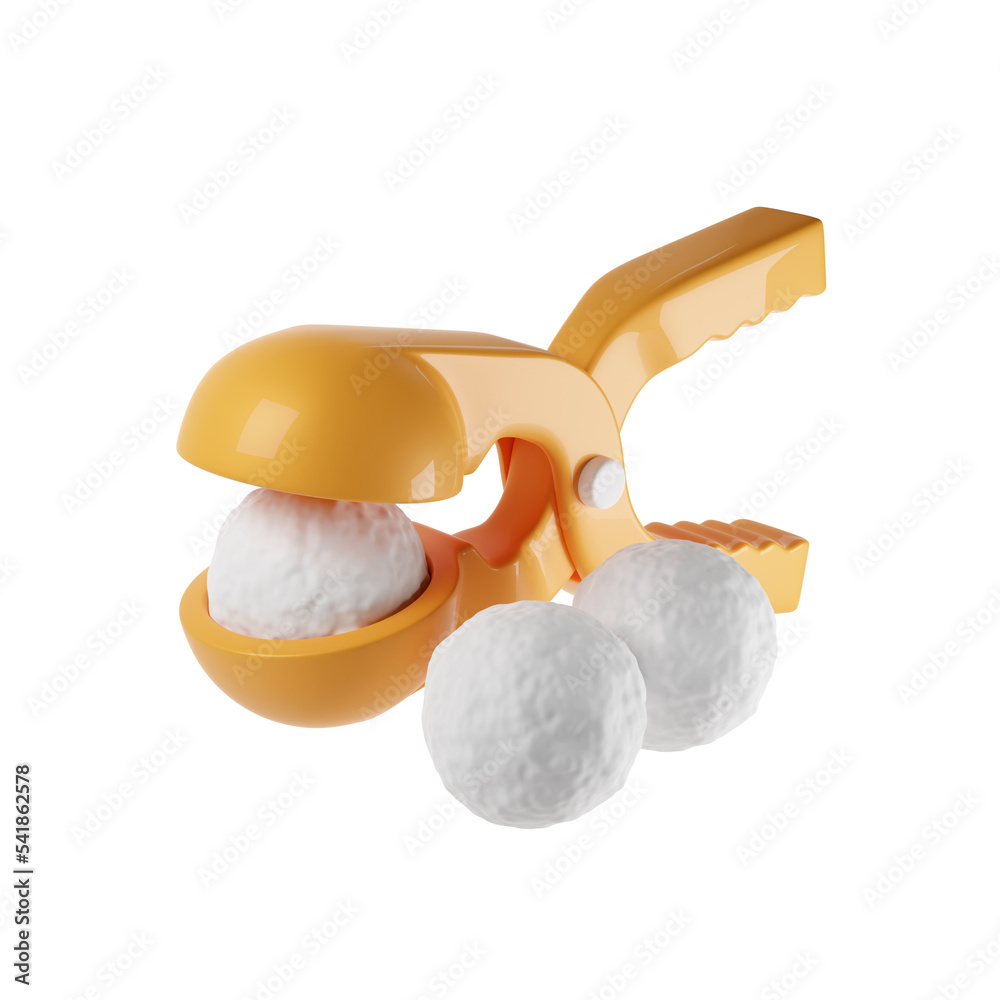 Snowball maker toy Stock-Illustration | Adobe Stock