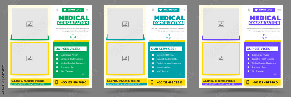 Healthcare or medical service promotion Social Media Post Layout ads ...
