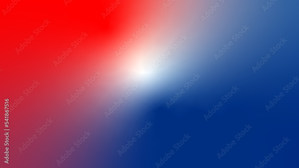 abstract red white blue tricolor flag gradient background Stock ...
