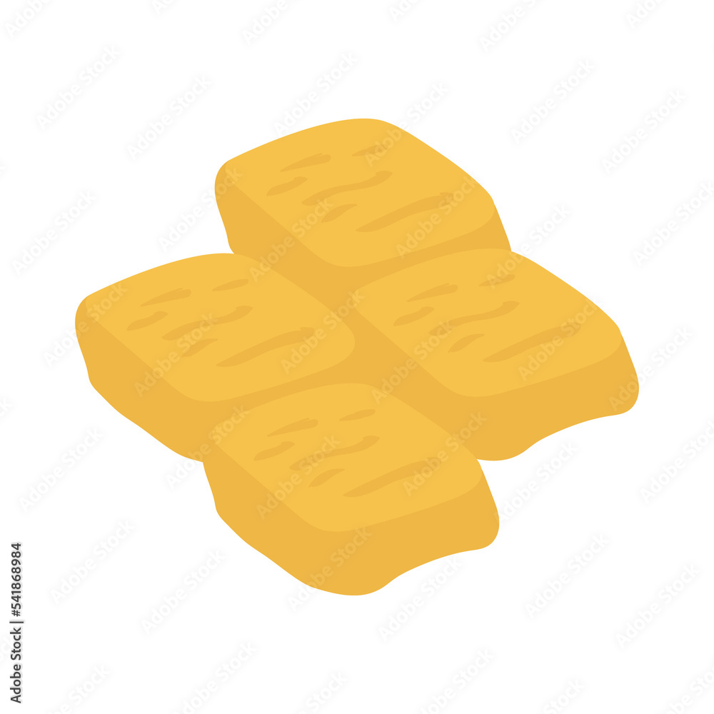 tahu goreng indonesian traditional food Stock Illustration | Adobe Stock