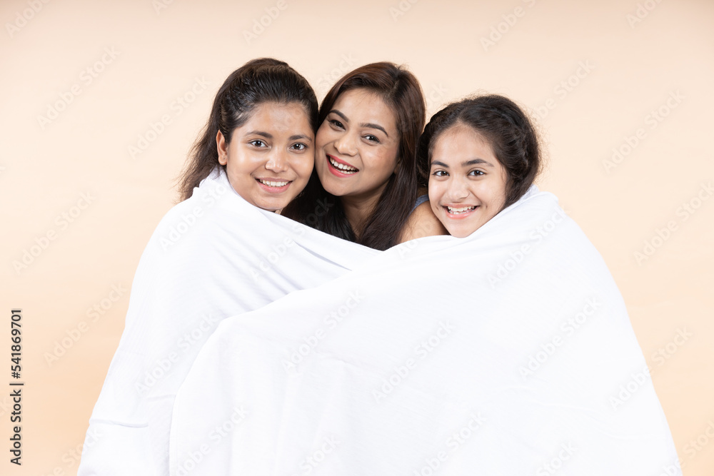 portrait of a happy Girls together Stock Photo | Adobe Stock