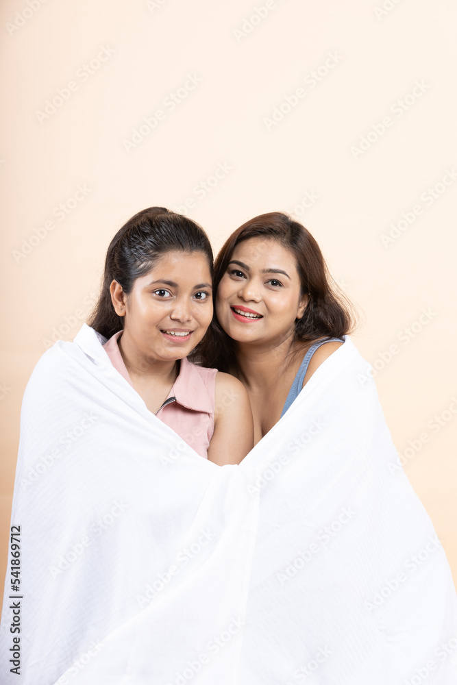 portrait of a happy Girls together Stock Photo | Adobe Stock