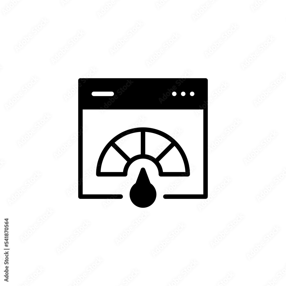 Vecteur Stock web performance icon | Adobe Stock