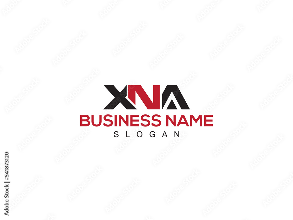 Colorful Three Letter XNA x n a Logo Icon Vector Stock Vector | Adobe Stock